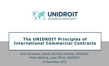 UNIDROIT delivers lecture at SHUPL (Shanghai University) Partner Fair ...