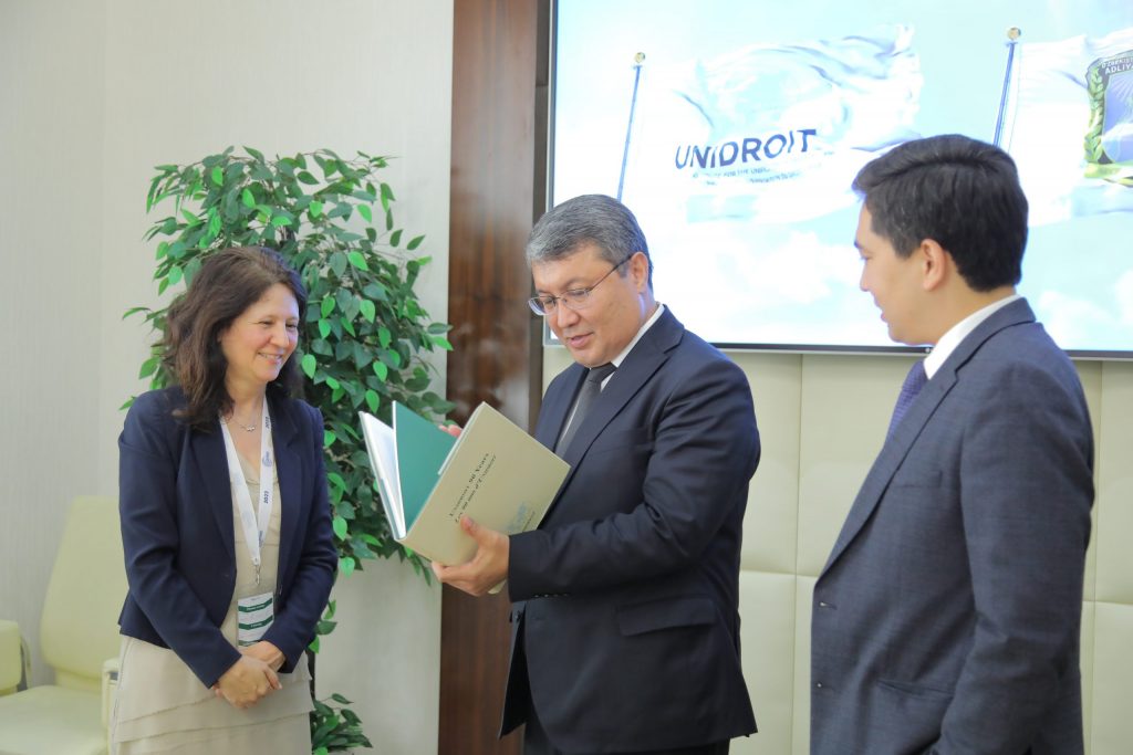UNIDROIT meet His Excellency the Minister of Justice of Uzbekistan ...
