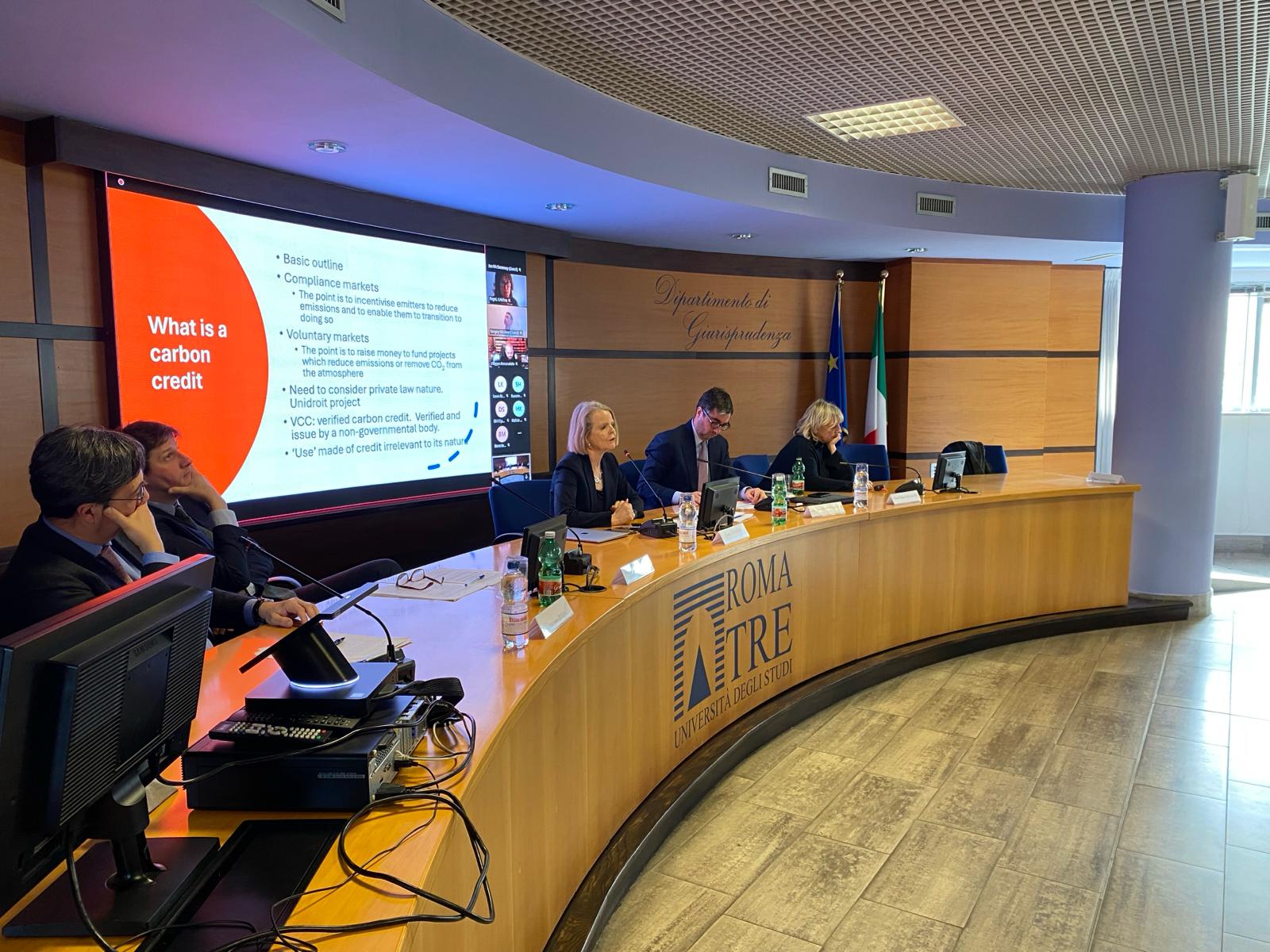 Premier événement du Centre de Roma Tre - UNIDROIT pour le droit ...